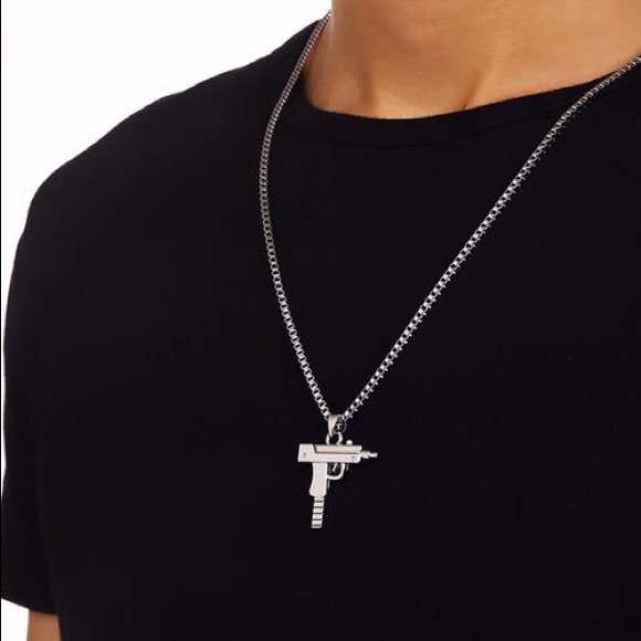 Jewelry | Uzi Gun Necklace | Poshmark